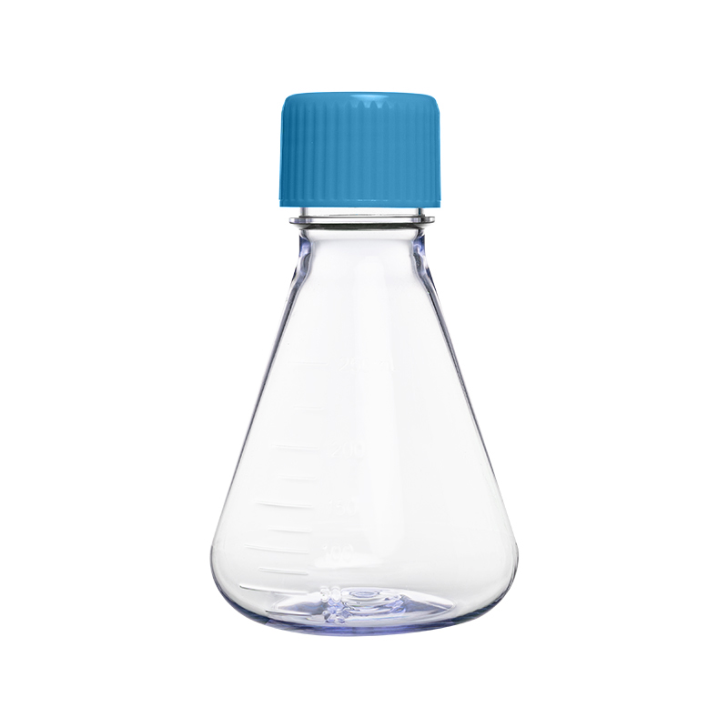 OEM/ODM Custom 250ml PC Erlenmeyer Flask, Flat base, Vent Cap, Sterile ...