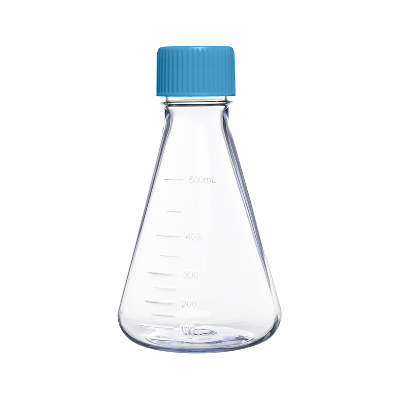 OEM/ODM Custom 500ml PC Erlenmeyer Flask, Flat base, Vent Cap, Sterile ...
